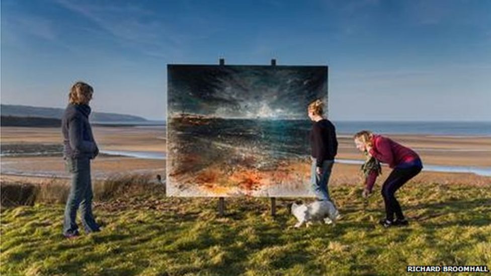 Unique art exhibition unveiled on Anglesey - BBC News