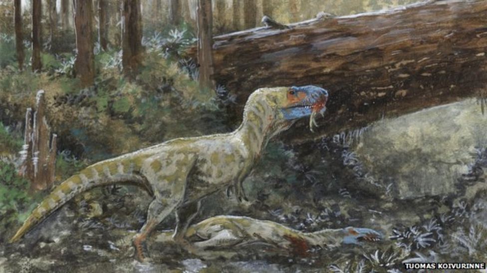T. rex cousin has battle scars and signs of cannibalism - BBC News