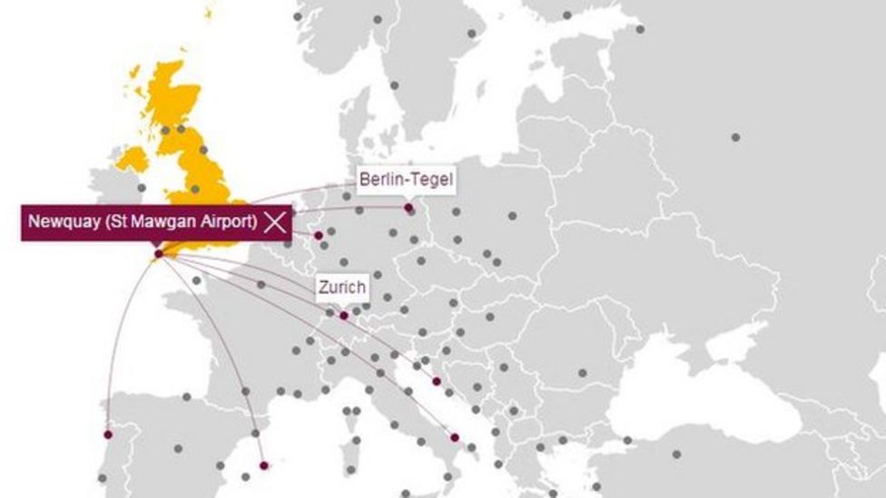 Germanwings clarifies direct flights website map - BBC News