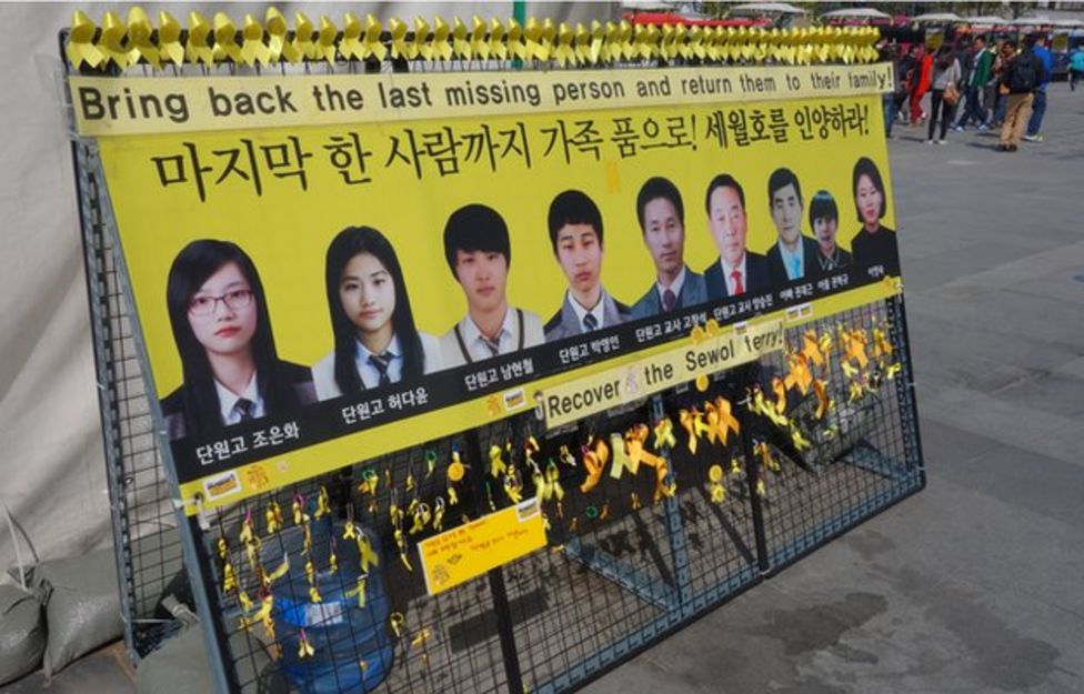 Sewol ferry disaster: Demands for answers go on - BBC News