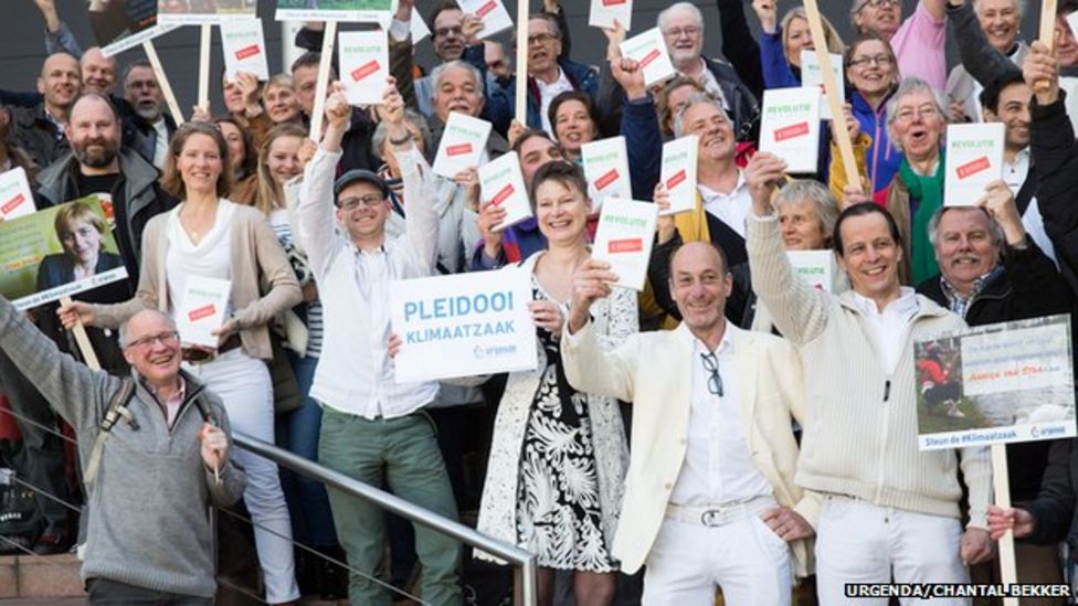 Dutch government taken to court on climate change - BBC News