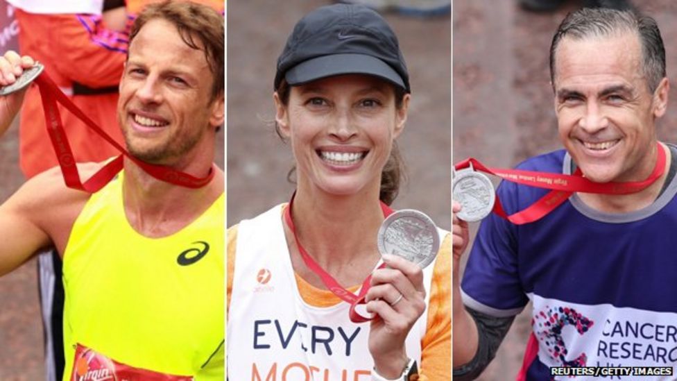 London Marathon: Thousands take part in biggest race - BBC News