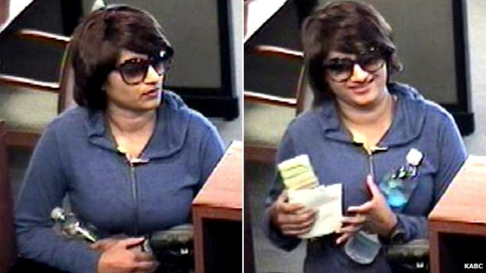 The rise and fall of the Bombshell Bandit - BBC News