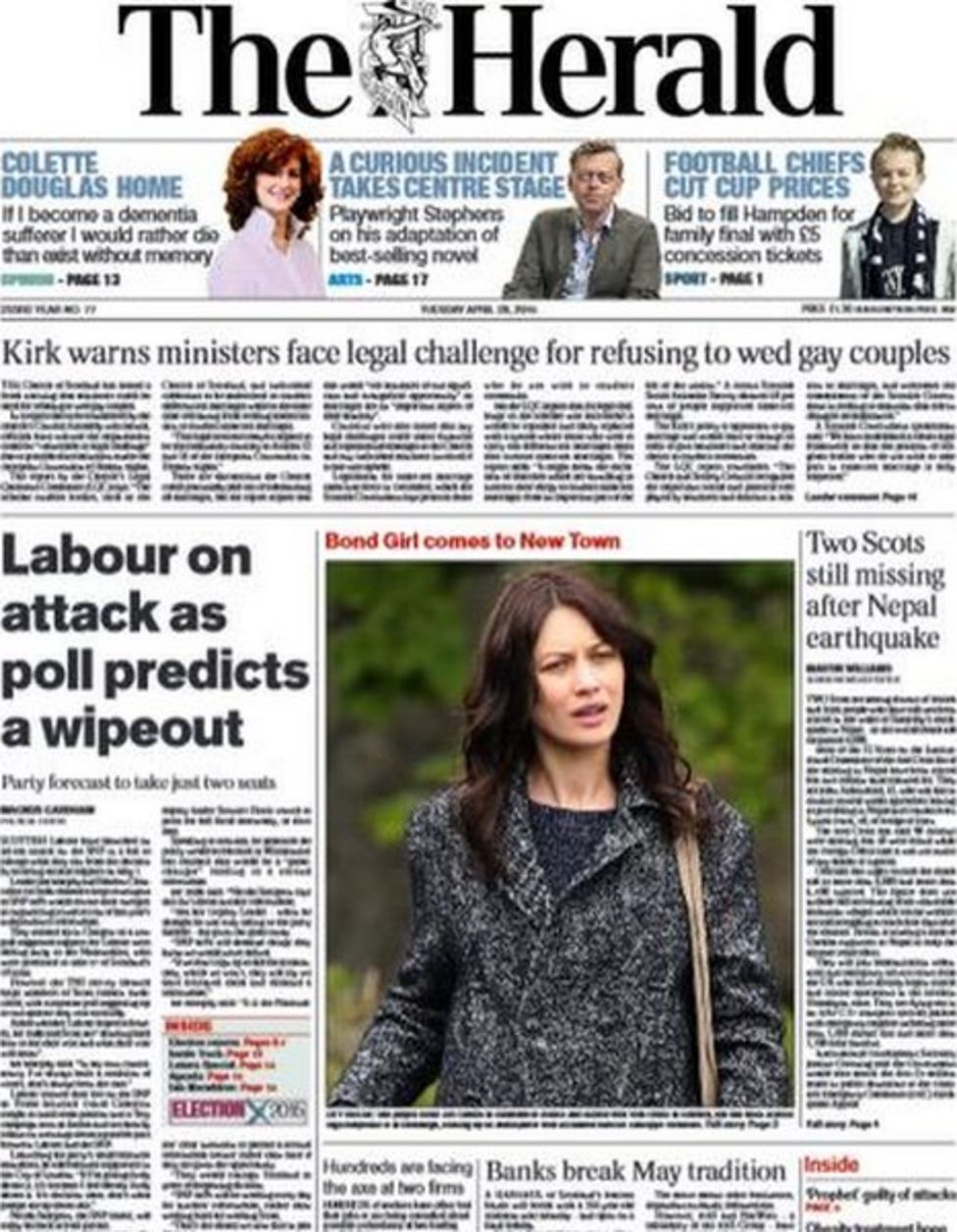 What the Scottish papers say - BBC News