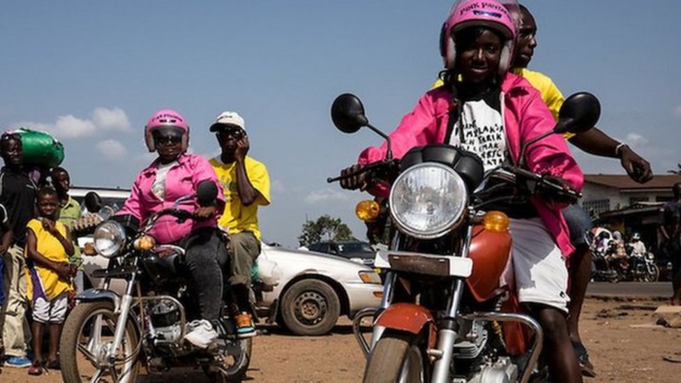 'Born to be wild': Kenya's female biker gang - BBC News