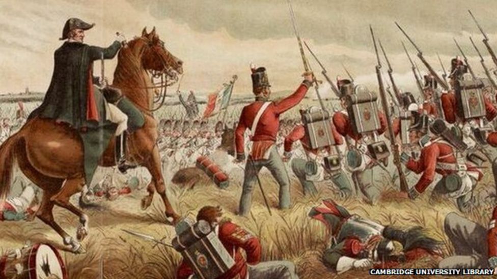 Waterloo: Survivor's letter at Cambridge exhibition - BBC News