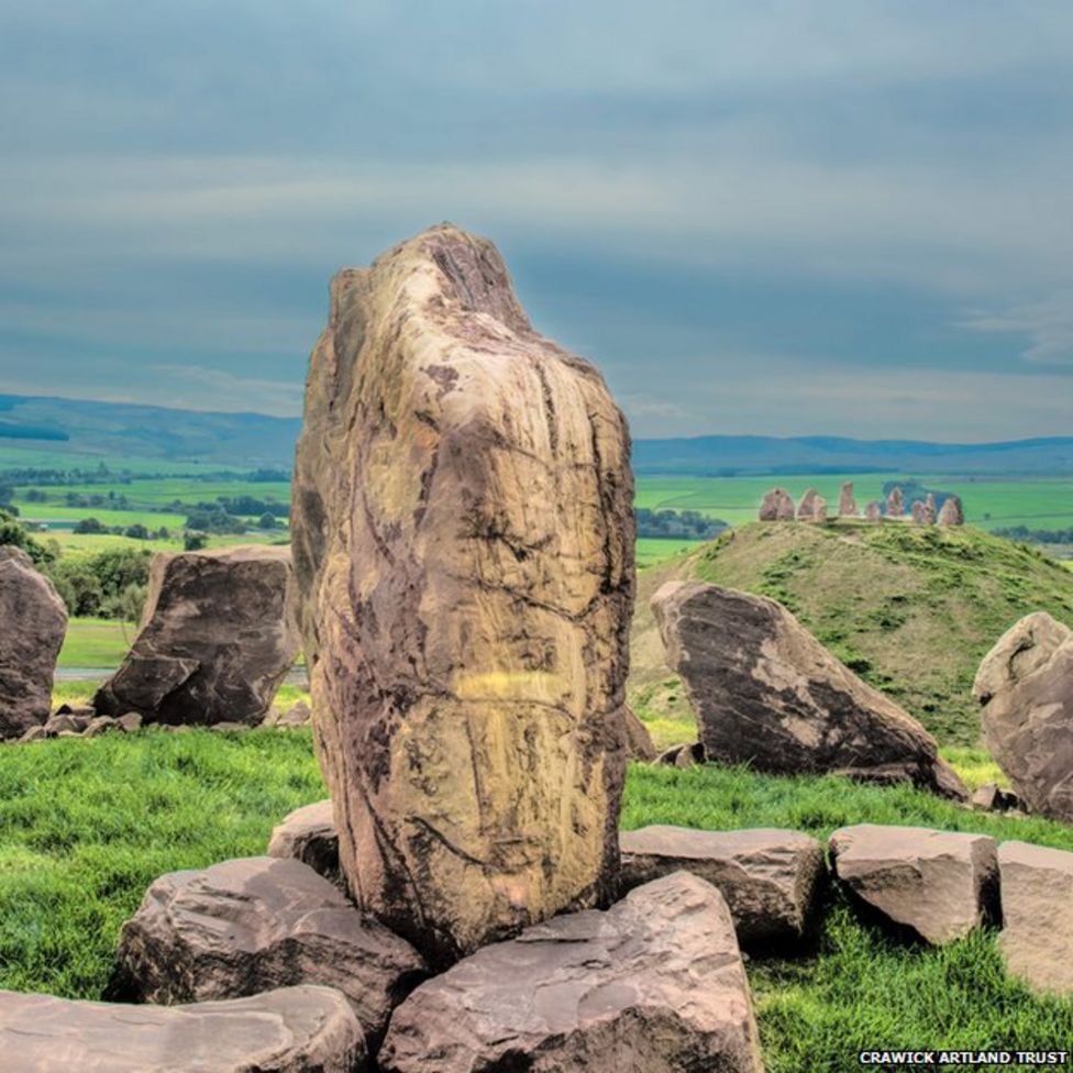 Crawick Multiverse opens with solstice performance - BBC News