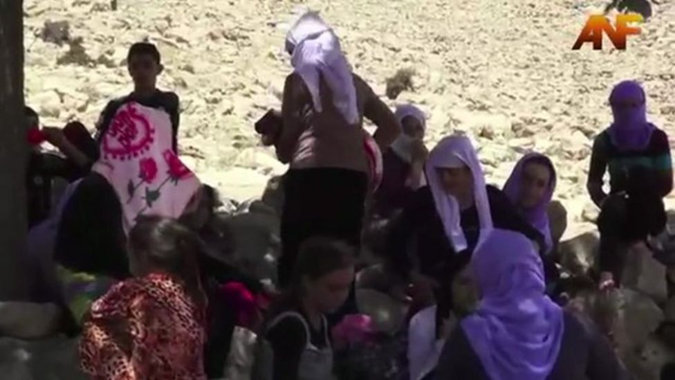 Raped, beaten and sold: Yazidi women tell of IS abuse - BBC News