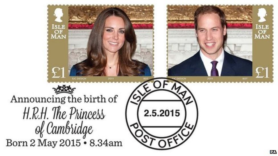 Princess Charlotte of Cambridge: Royal baby stamps issued - BBC News