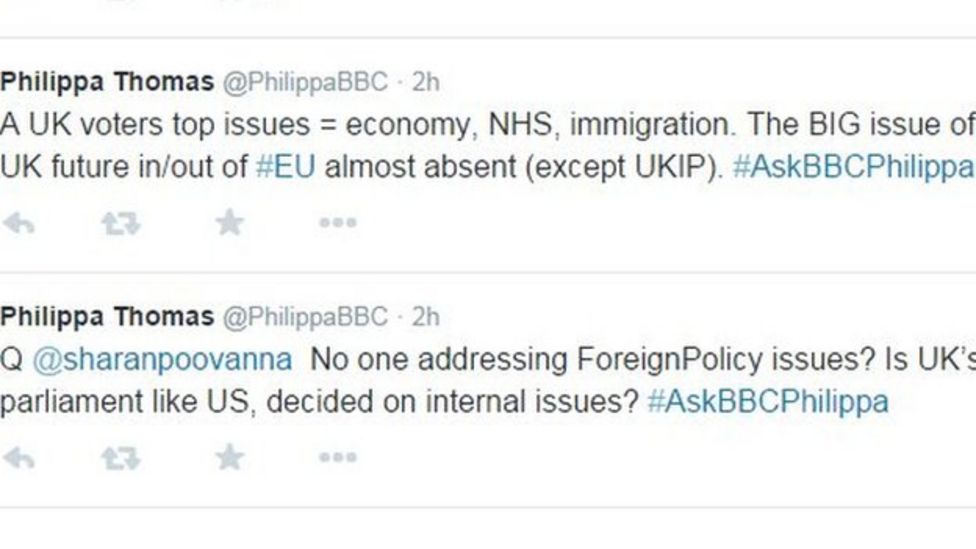 Twitter Q&A: Philippa Thomas answers your questions - BBC News