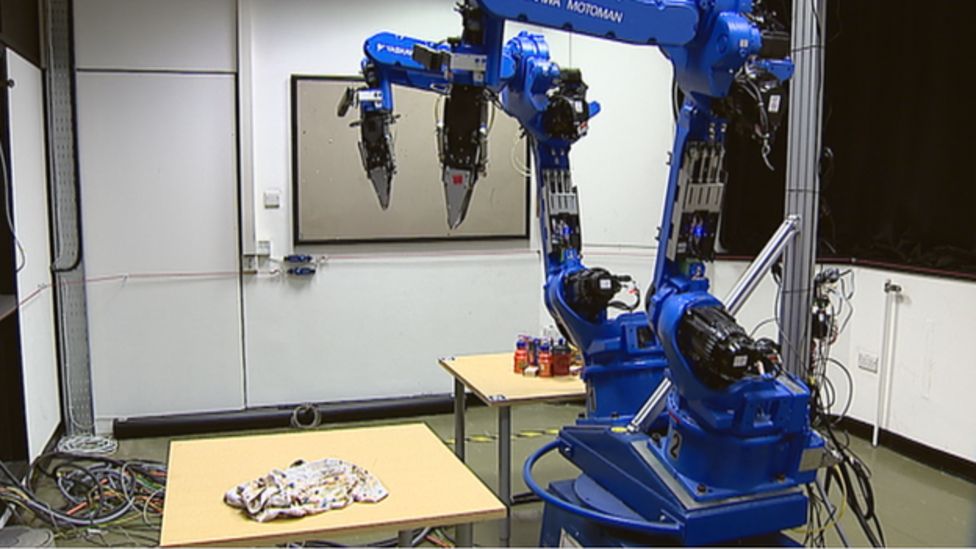 Step inside the secret robot house - BBC News