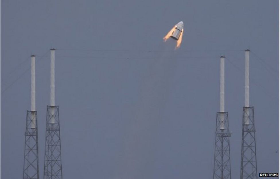 SpaceX tests launch abort system - BBC News
