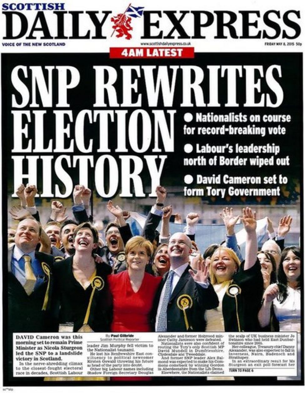 What the Scottish papers say - BBC News