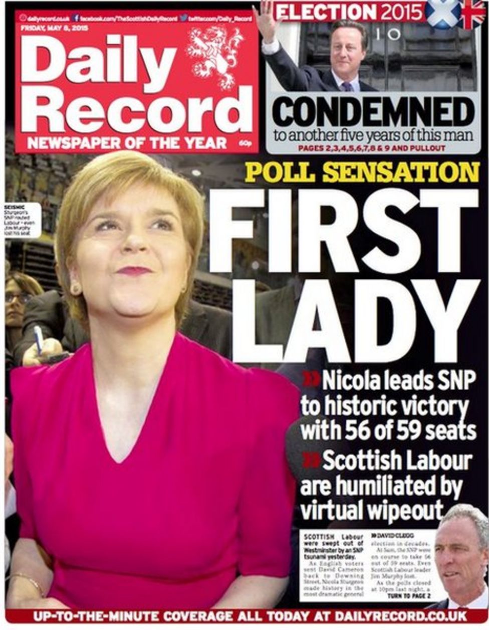 What the Scottish papers say - BBC News