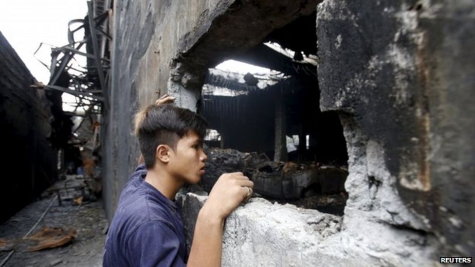 Philippine factory fire: Death toll rises to 72 - BBC News