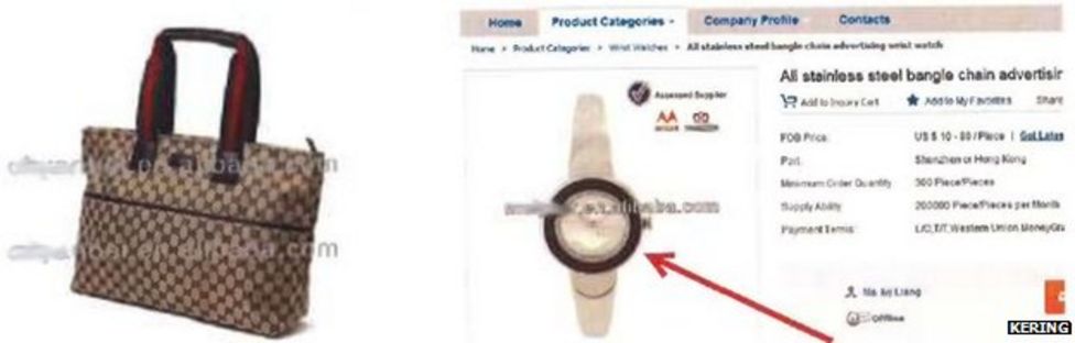 Gucci sues Alibaba over 'counterfeit goods' - BBC News