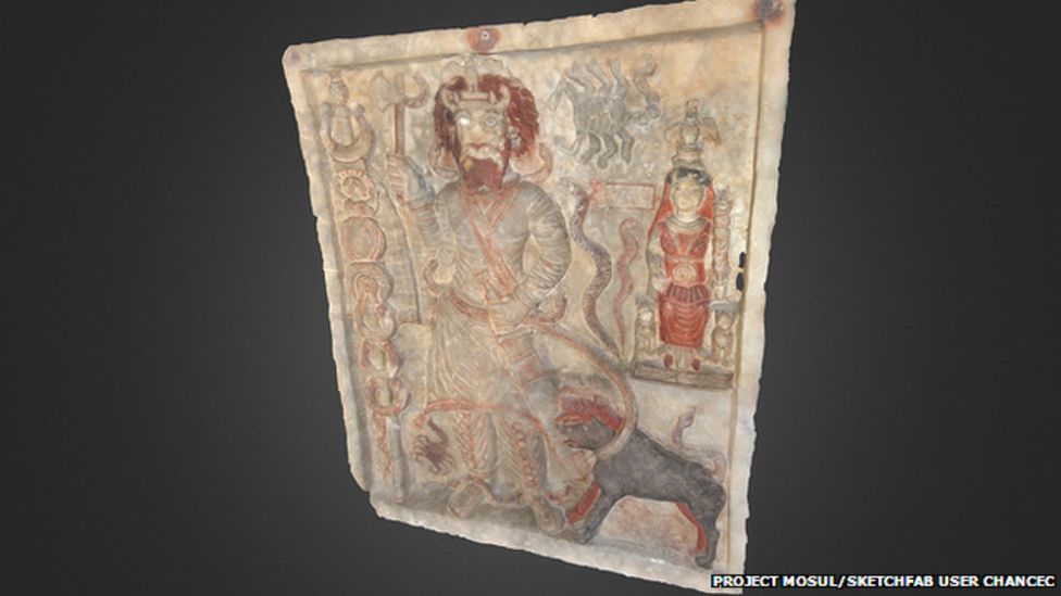 'Cyber-archaeology' salvages lost Iraqi art - BBC News