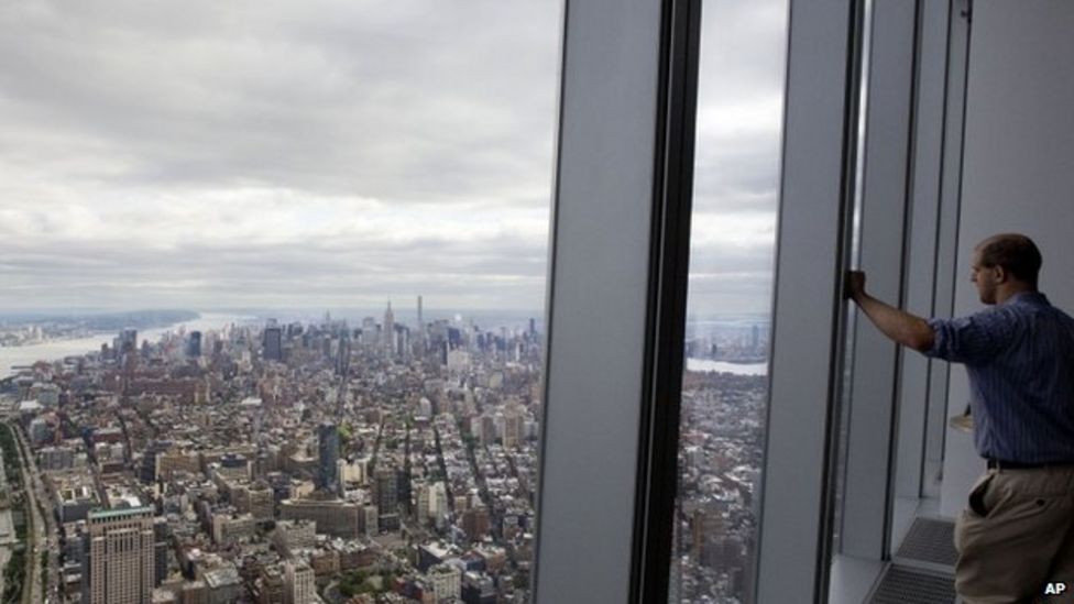 The view from New York's One World Trade Center - BBC News