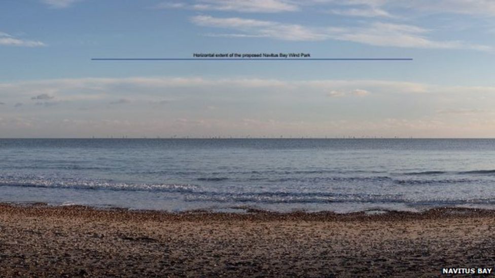 Navitus Bay to have fewer but higher wind turbines - BBC News
