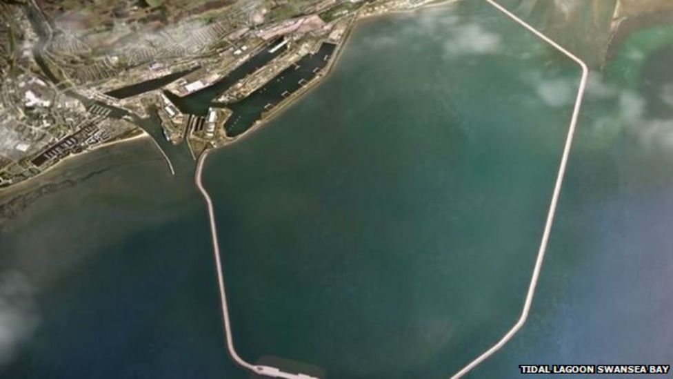 Preferred bidder named for £200m Swansea Bay tidal lagoon work - BBC News