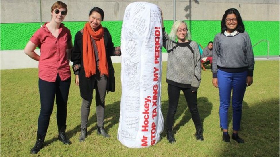 Why I started Australia's 'tampon tax' campaign - BBC News