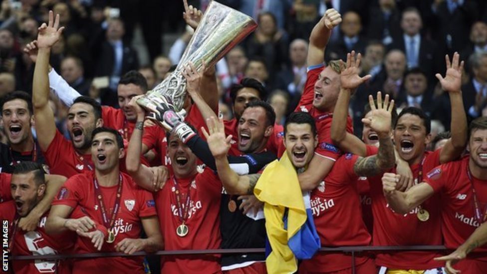 Sevilla win Europa League - BBC Newsround