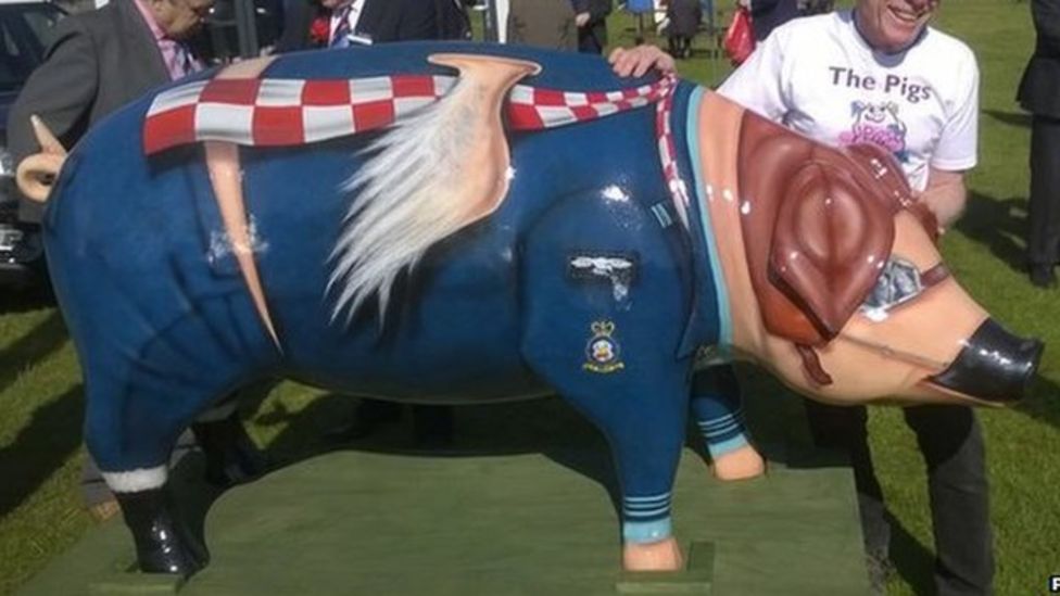 Pig statue tribute to Ed Sheeran unveiled for Ipswich's Pigs Gone Wild ...