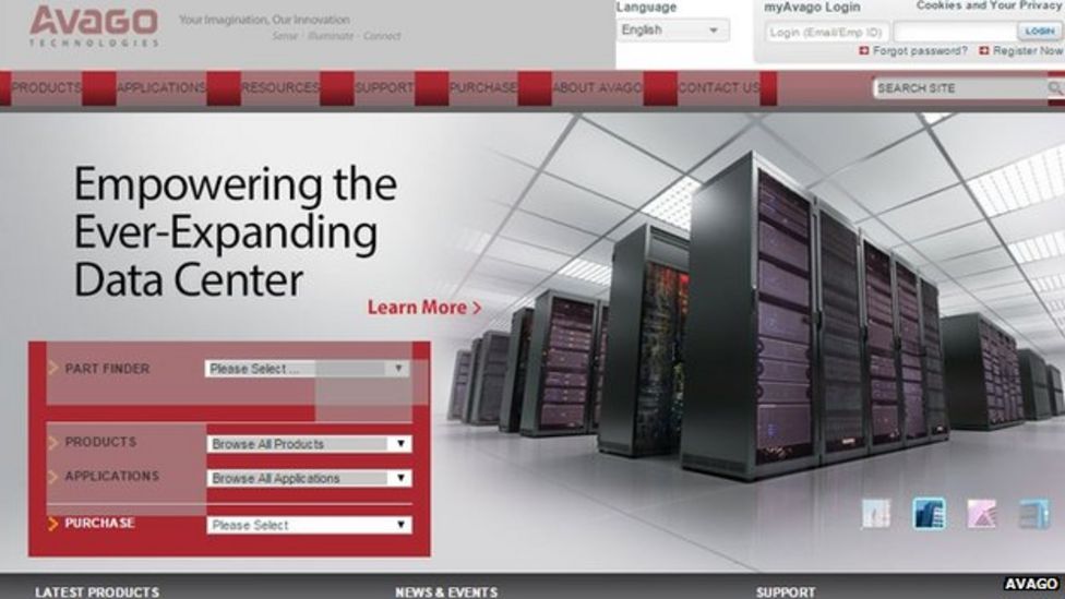 Chip manufacturer Avago buys rival Broadcom for $37bn - BBC News