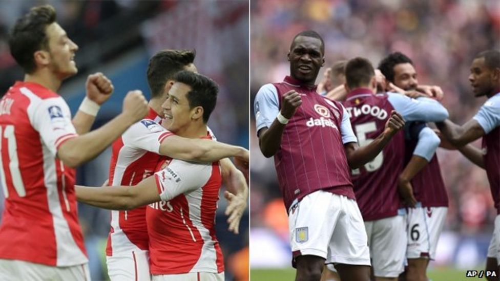 FA Cup: Arsenal and Aston Villa celebrity fans - BBC News