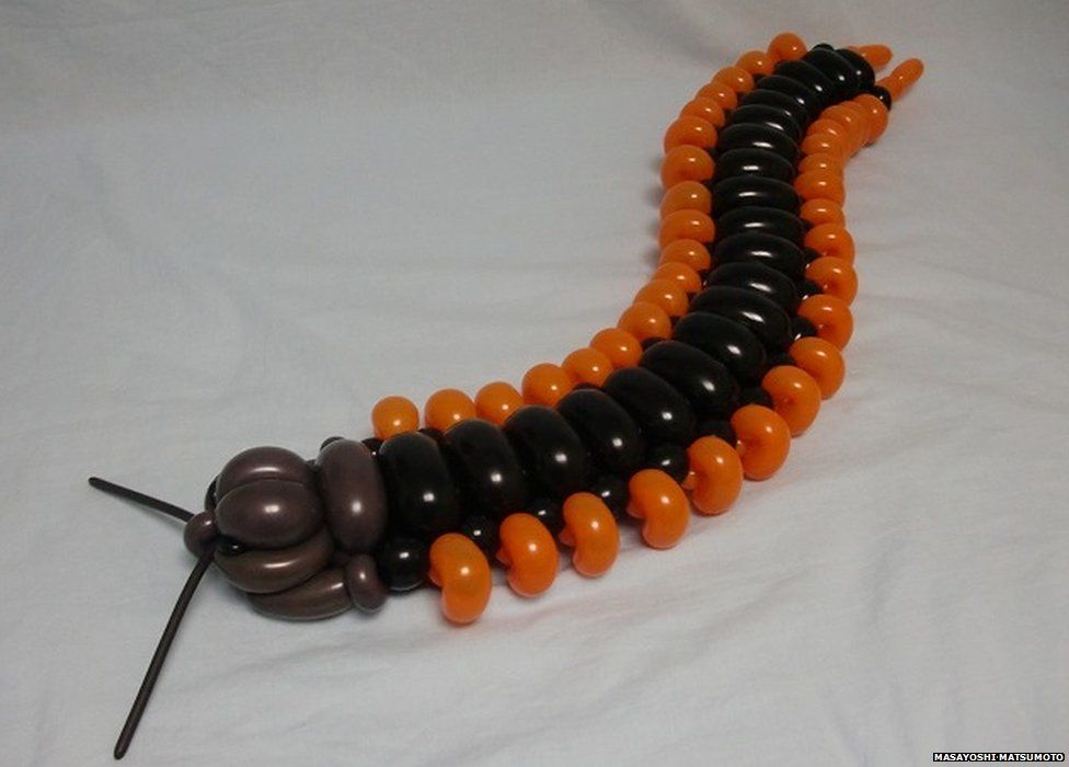 Japanese balloon art hits new heights - BBC News