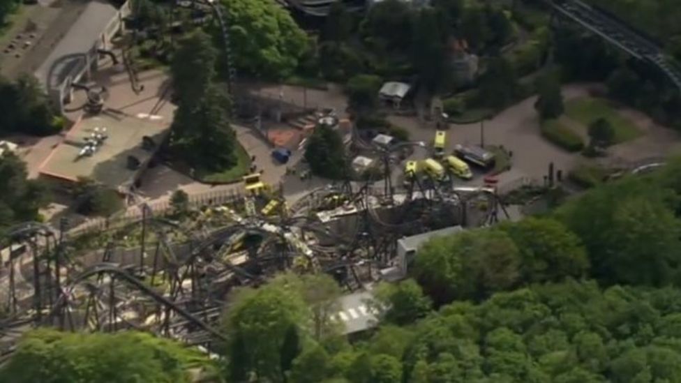 Alton Towers Smiler crash: Four seriously hurt - BBC News