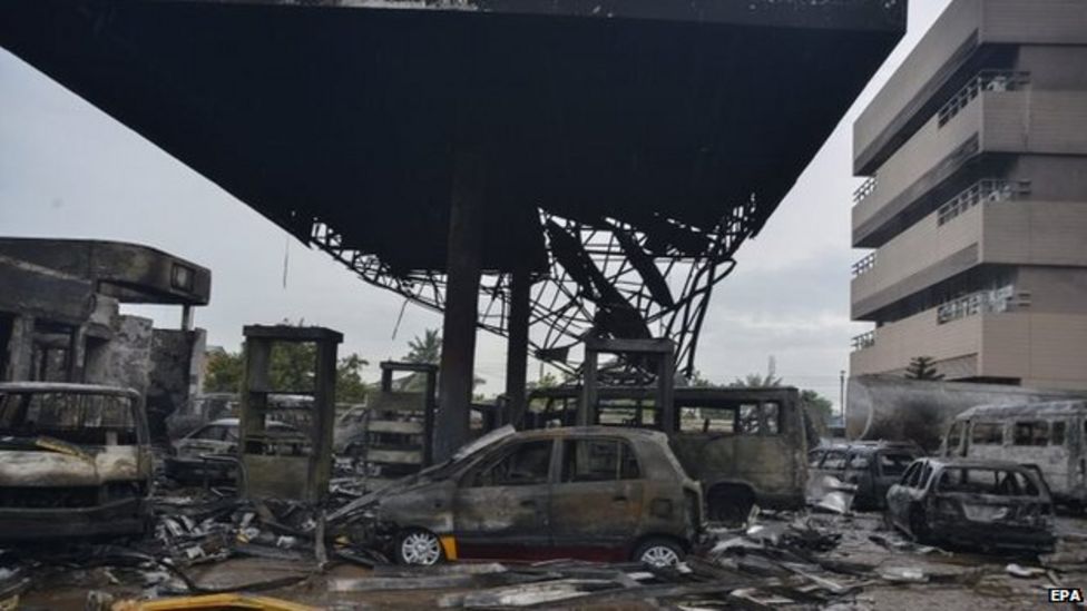 Accra in shock and mourning after deadly Ghana fire - BBC News