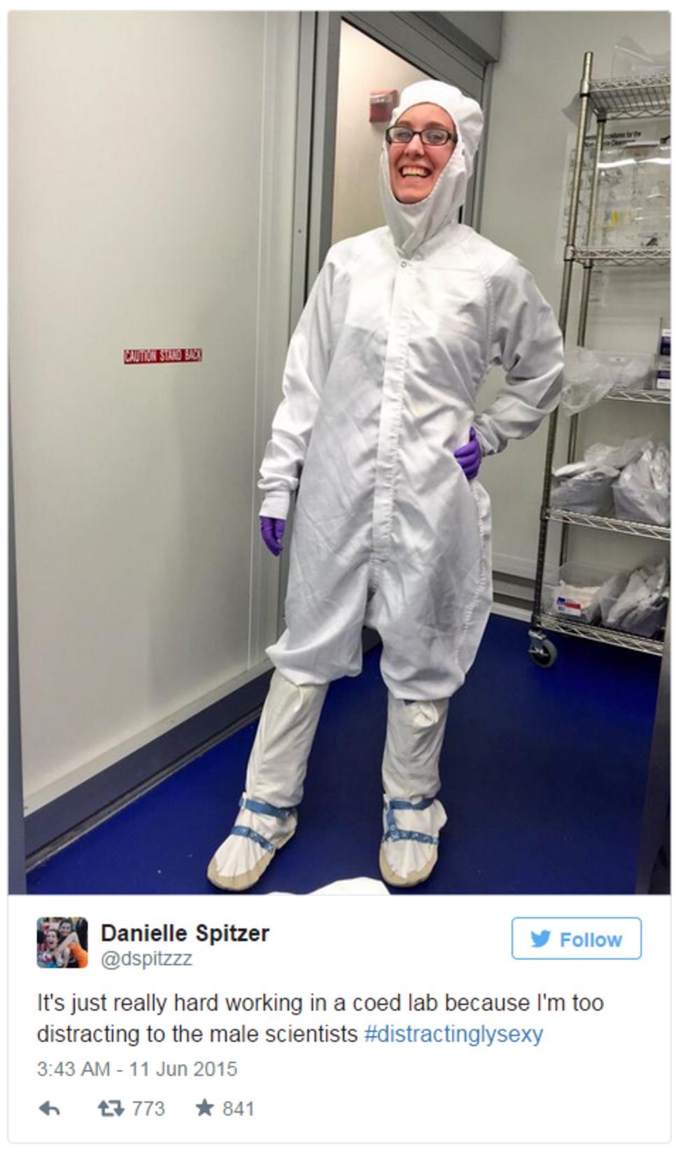 Female Scientists Post Distractingly Sexy Photos Bbc News