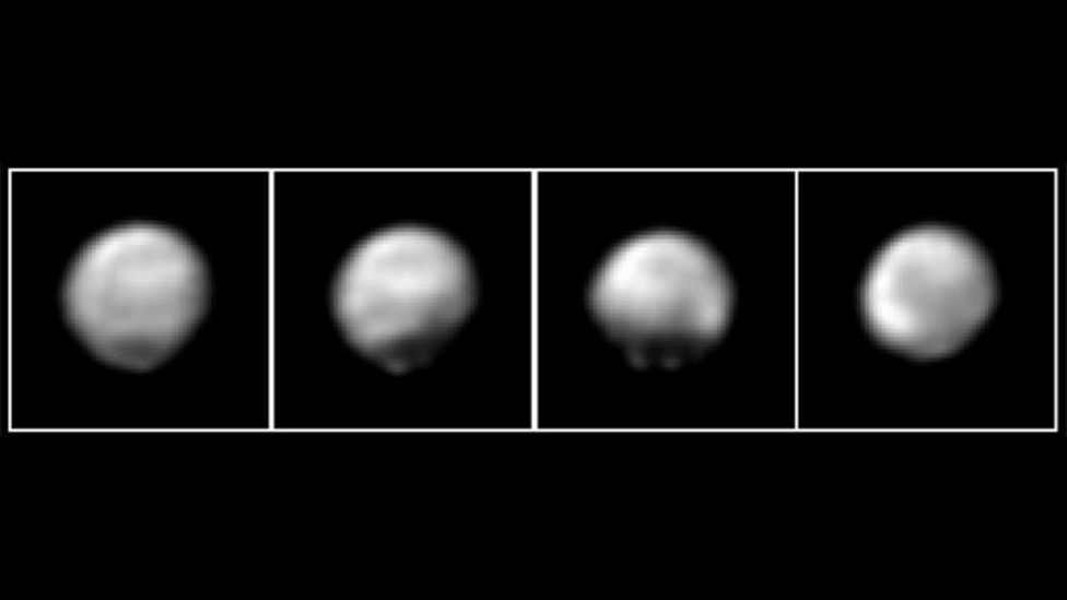 New Horizons: Last view of Pluto's spots - BBC News