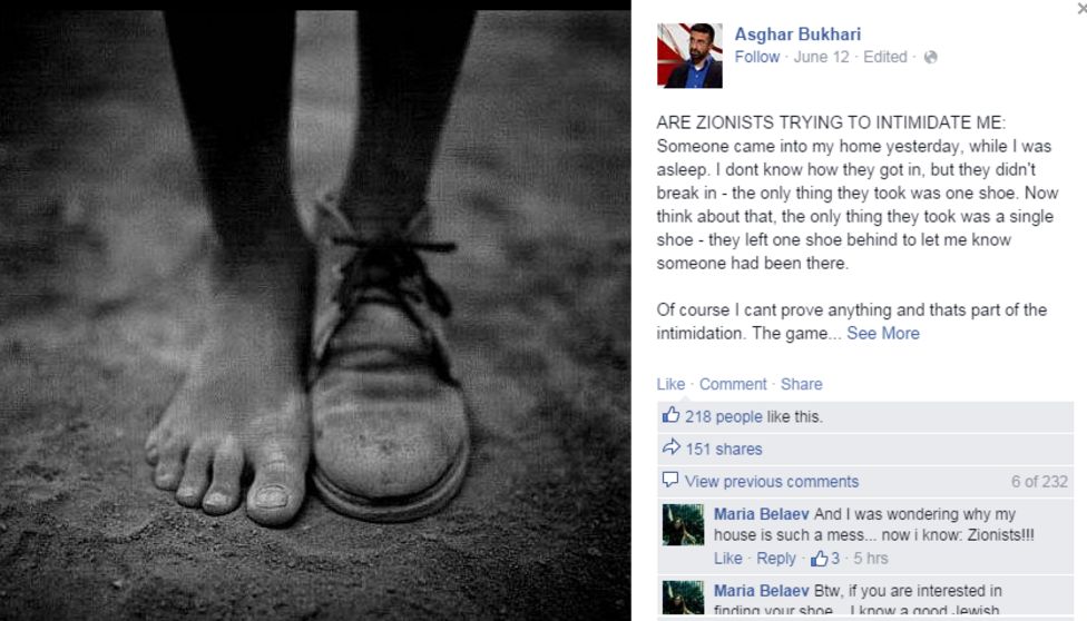 Who's behind the 'Mossad Stole My Shoe' slogan? - BBC News
