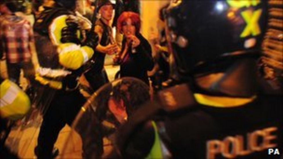 Bristol riot violence 'outrageous' says chief constable - BBC News