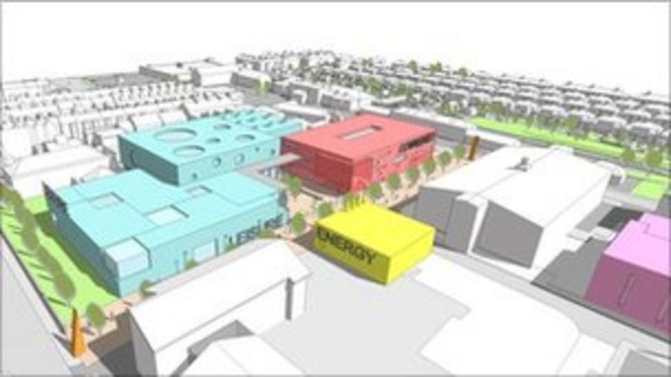 Redcar library demolition complete for £31m leisure centre - BBC News