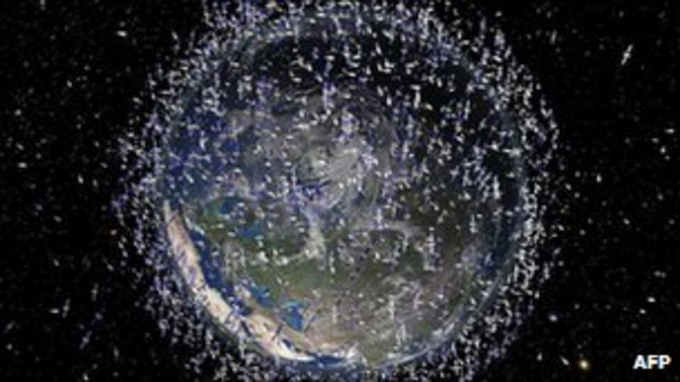 Space junk at tipping point, says report - BBC News