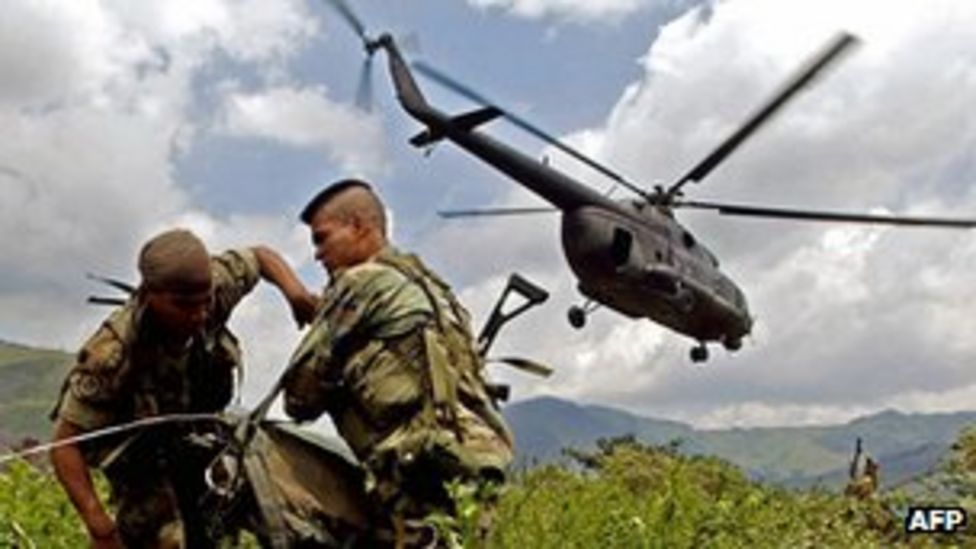 Journalist missing as Farc attacks Colombia drugs raid - BBC News