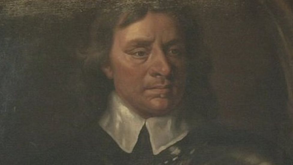How Oliver Cromwell's coffin plate ended up for auction - BBC News