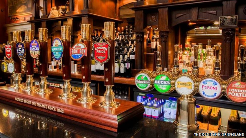 See the pubs that were converted from old bank branches - BBC News