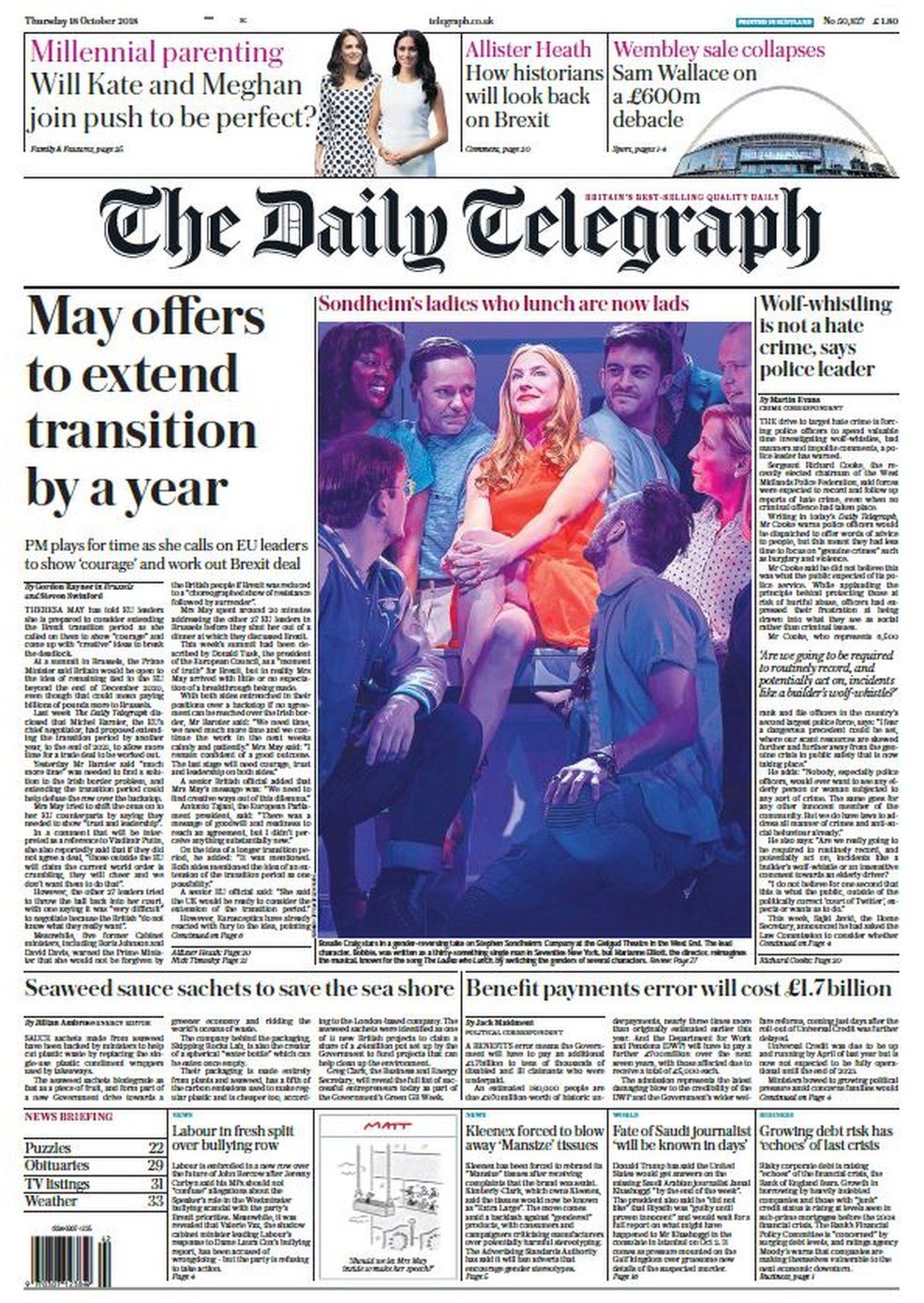 The Papers: Autistic woman 'pimped out' and Brexit extra time - BBC News