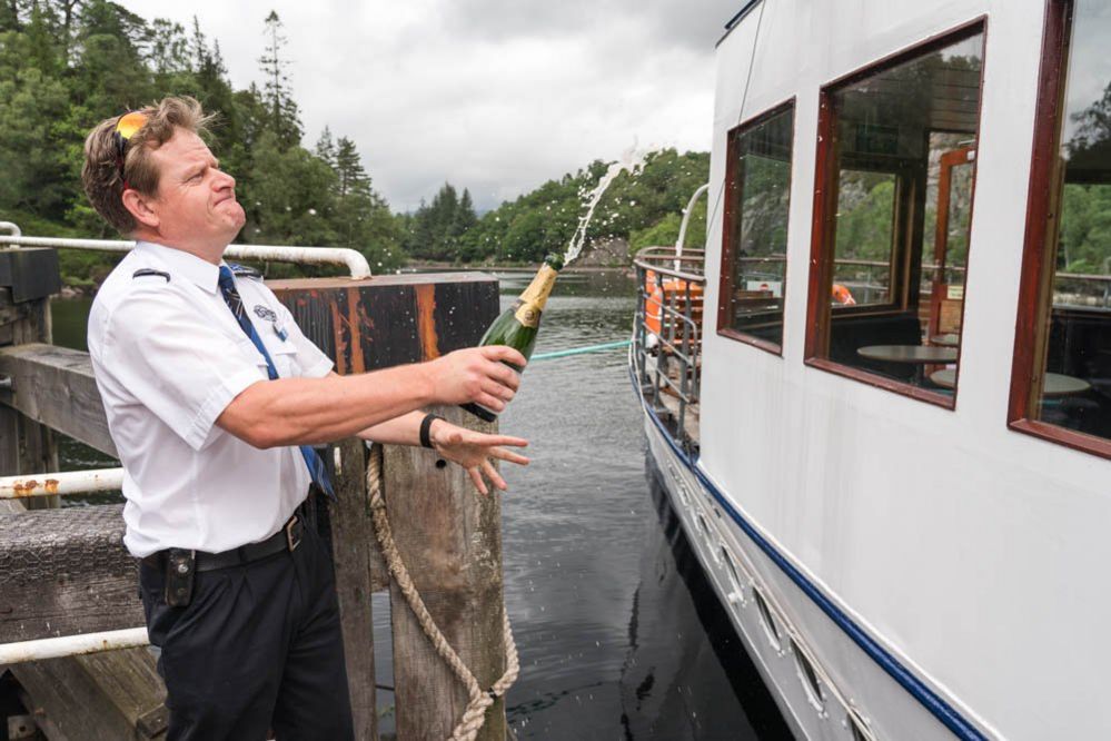Historic steamship sets sail again after £750,000 restoration - BBC News