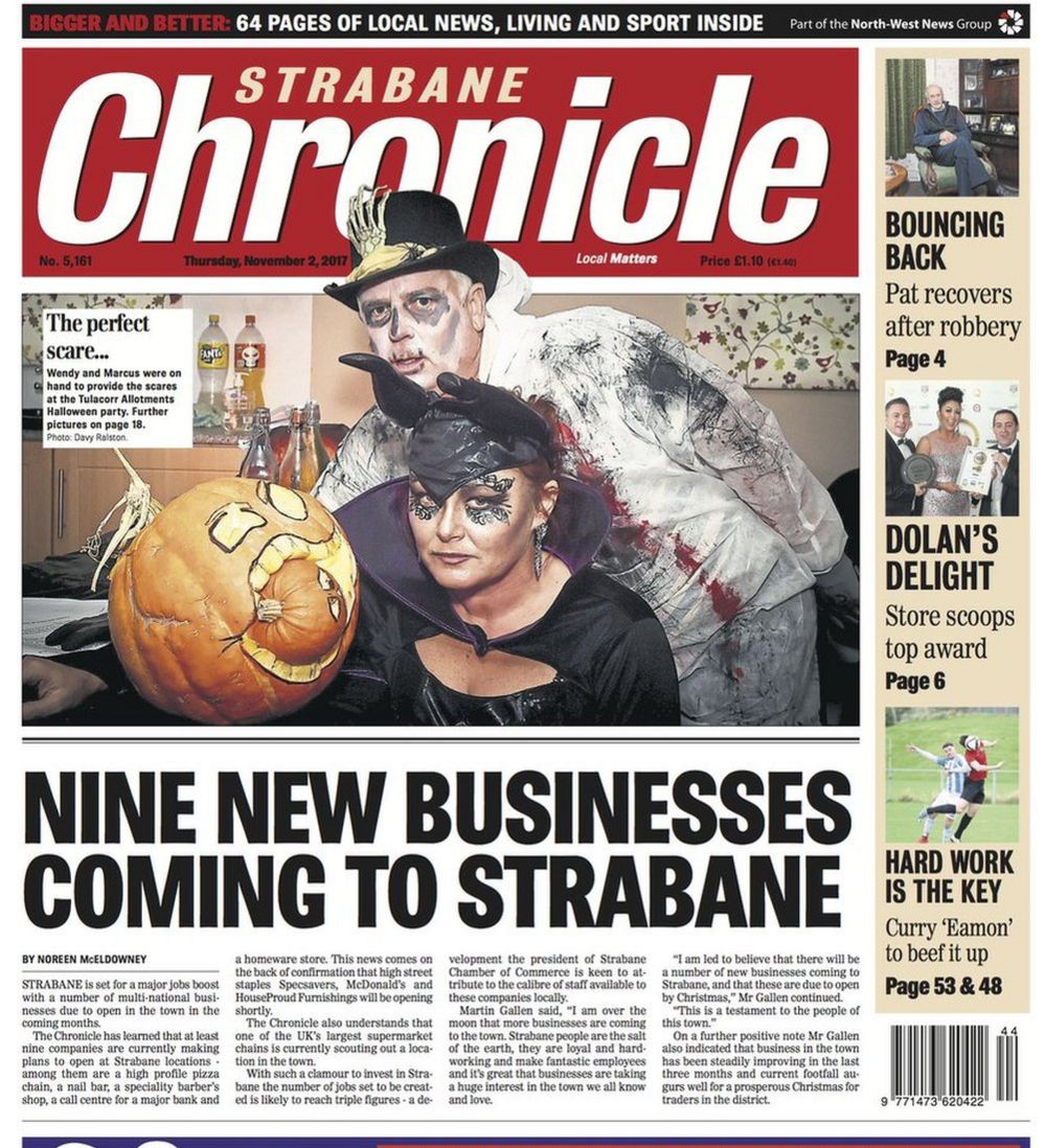 NI weekly papers: Cancer funds and seven degrees of clever - BBC News