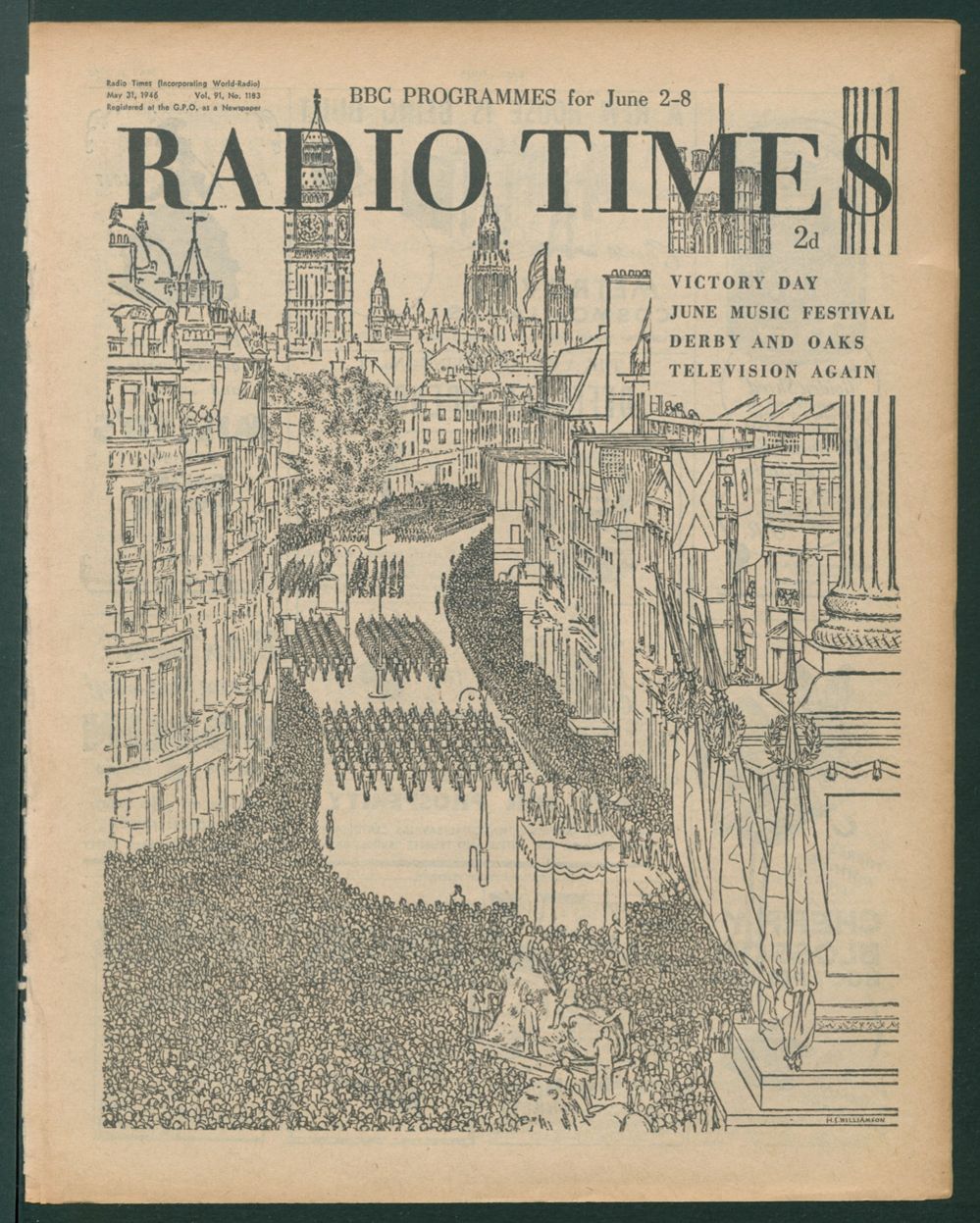 Radio Times front covers of the 1940s - BBC News