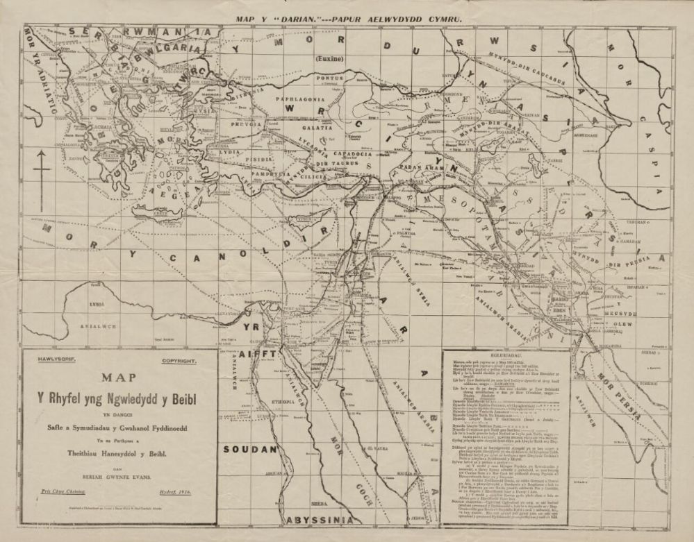 O ysbiwyr i gaethwasiaeth: Mapiau difyraf Cymru - BBC Cymru Fyw
