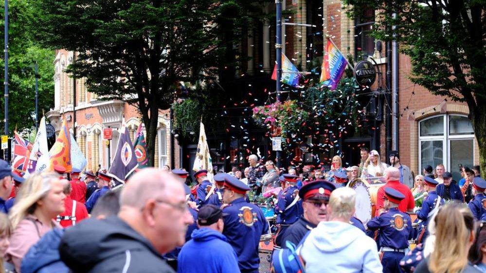 In photos: Twelfth of July parades take place across NI - BBC News