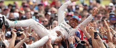 Lewis Hamilton wins fourth British Grand Prix of his career - BBC Sport
