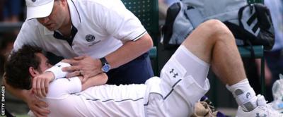 Andy Murray beats Andreas Seppi at Wimbledon after injury scare - BBC Sport