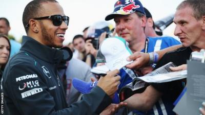 Lewis Hamilton column: Fans give me so much energy - BBC Sport